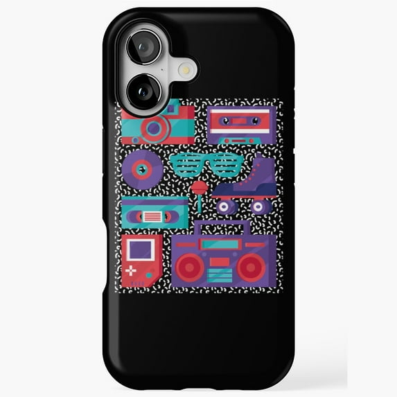 Cassette Skate Roller 80s 90s Retro Nostalgia Tough Phone Case 11 12 13 ...