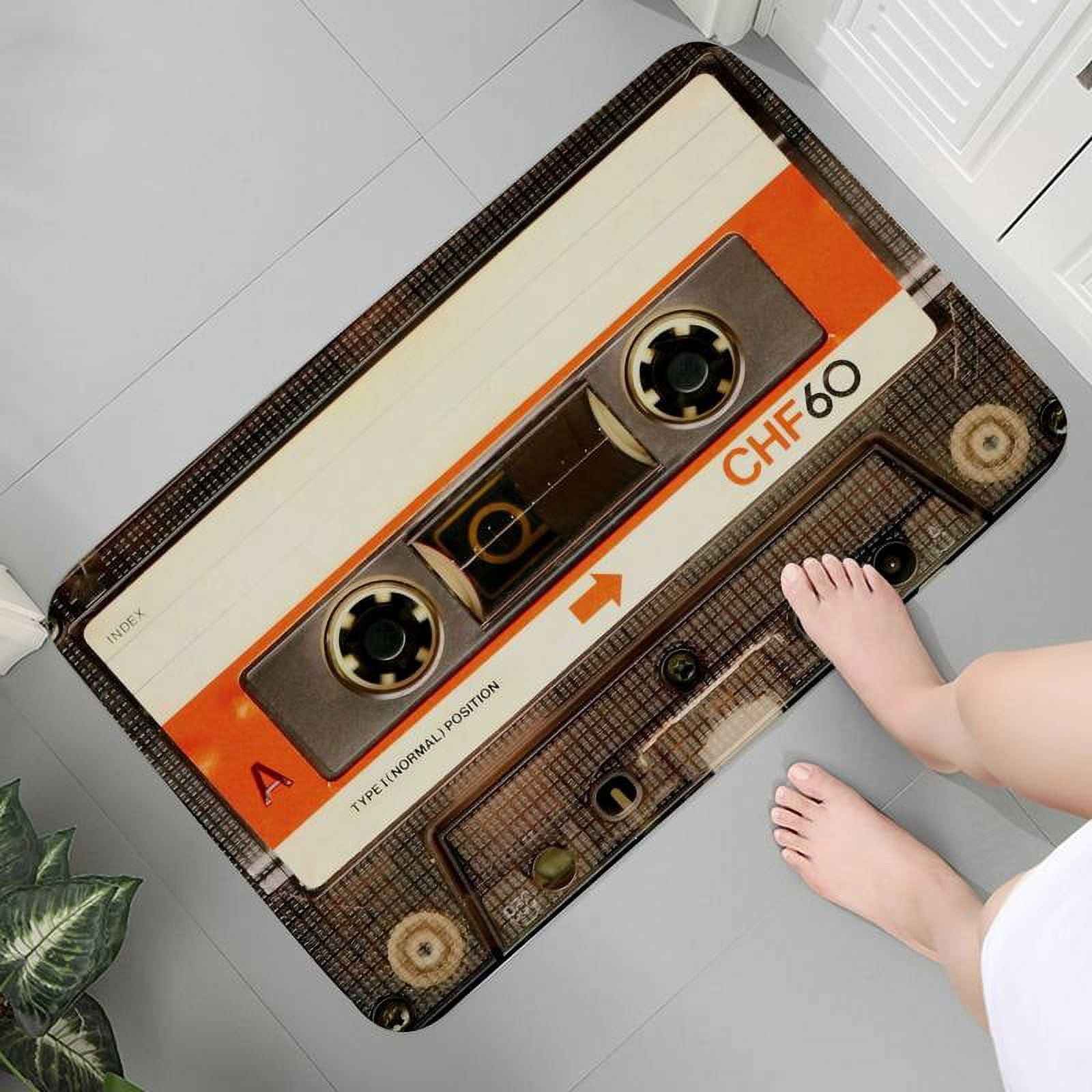 Cassette Tape Mats Tape Pattern Print Mat Home Bedroom Living Room ...