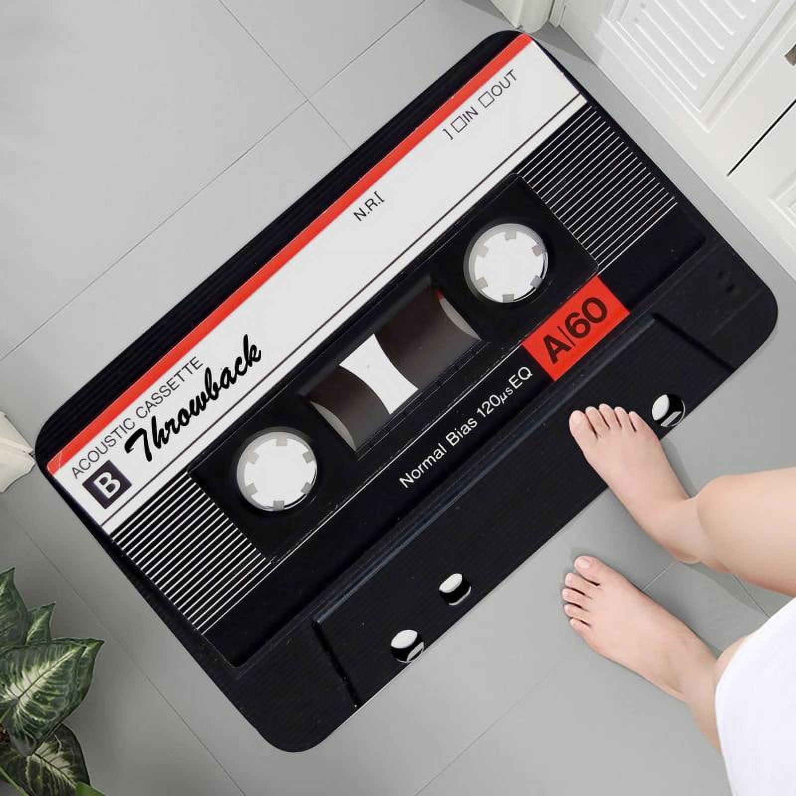 Cassette Tape Mats Tape Pattern Print Mat Home Bedroom Living Room ...