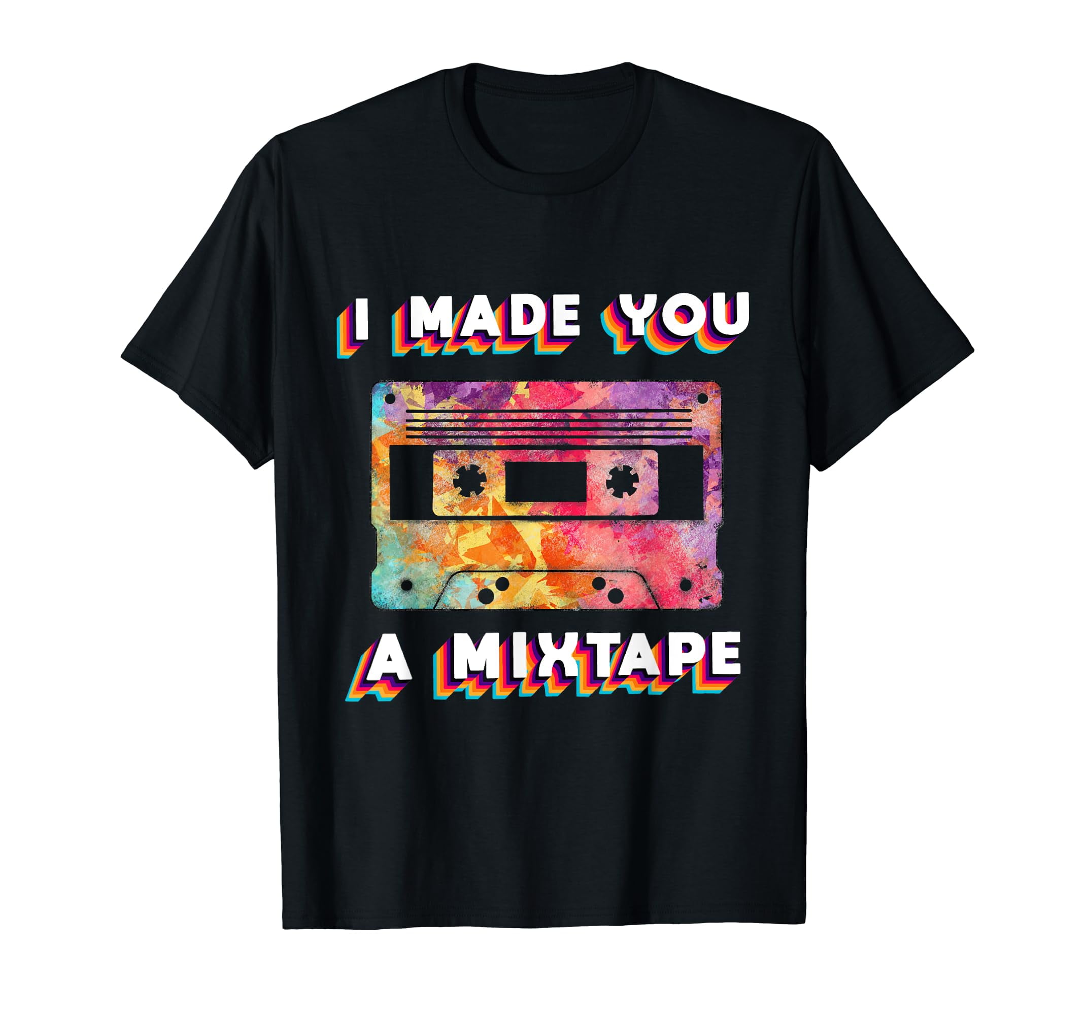 Cassette Vintage Costume Retro 80s 90s I Made You A MixTape T-Shirt ...