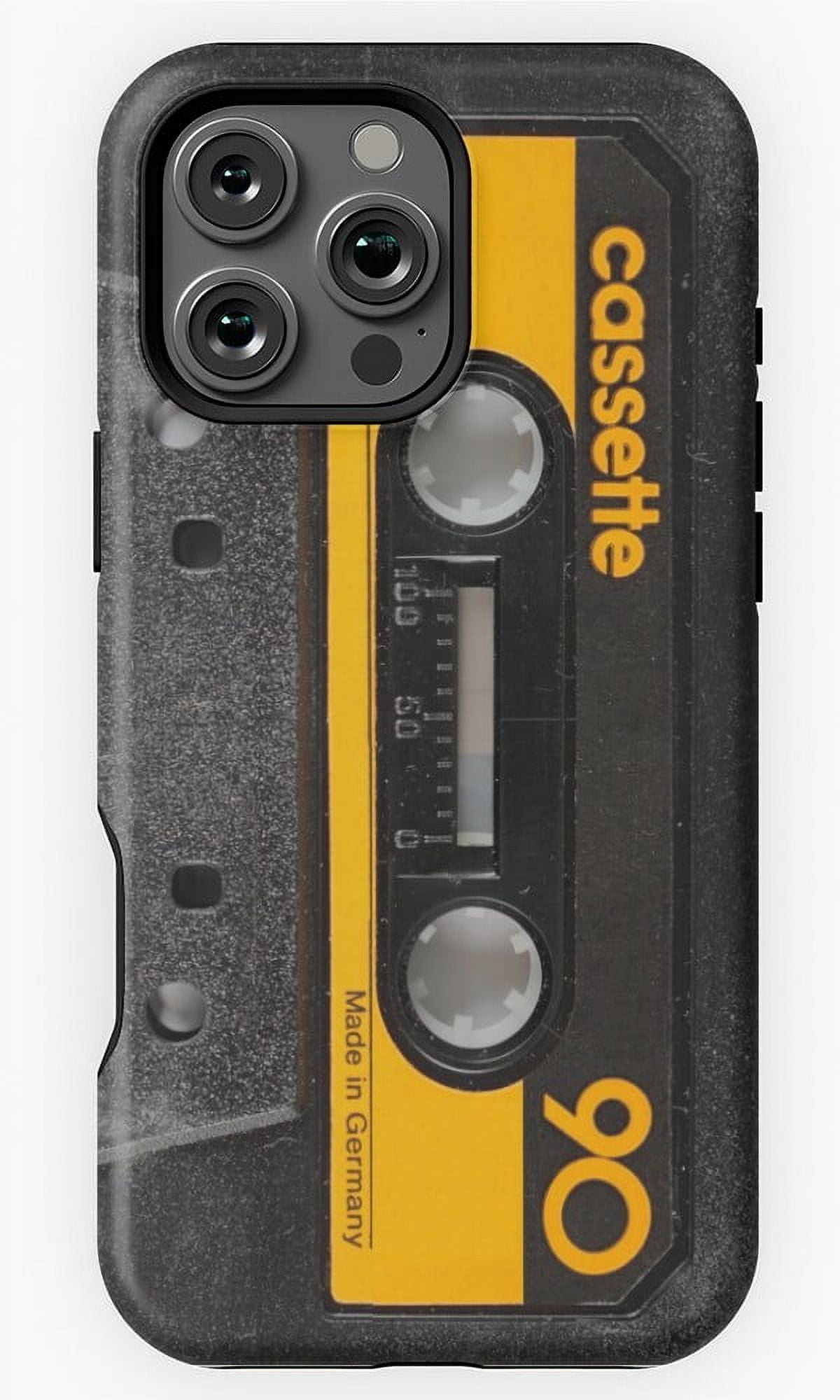 Cassette Yellow Retro Vintage Tape Phone Case Compatible with iPhone 11 ...