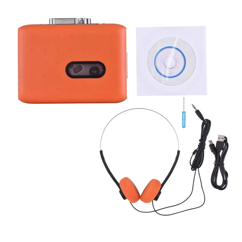 Cassette to MP3 Player Mini Tape Player MP3 Converter Built-in Mic 3 ...