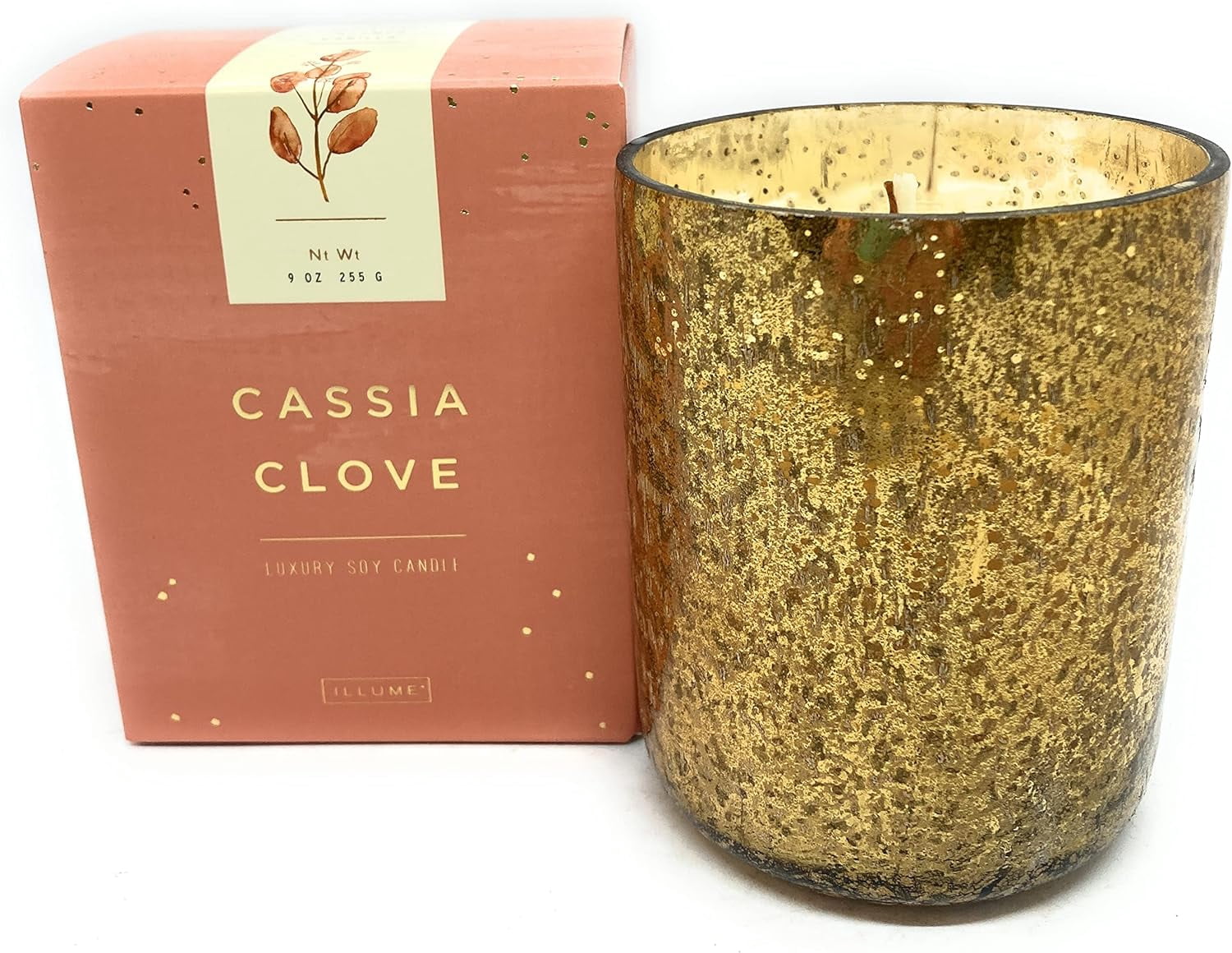 Cassia Clove Small Luxe Candle, 9 oz. Sanded Glass - Walmart.com
