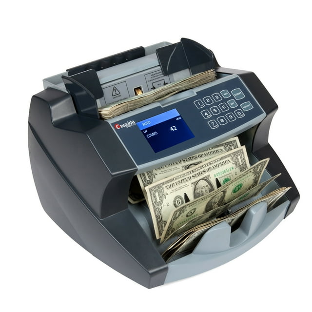 Cassida 6600 UV Money Machine - Top Loading Currency Counter with Cash Detector & Valucount ...