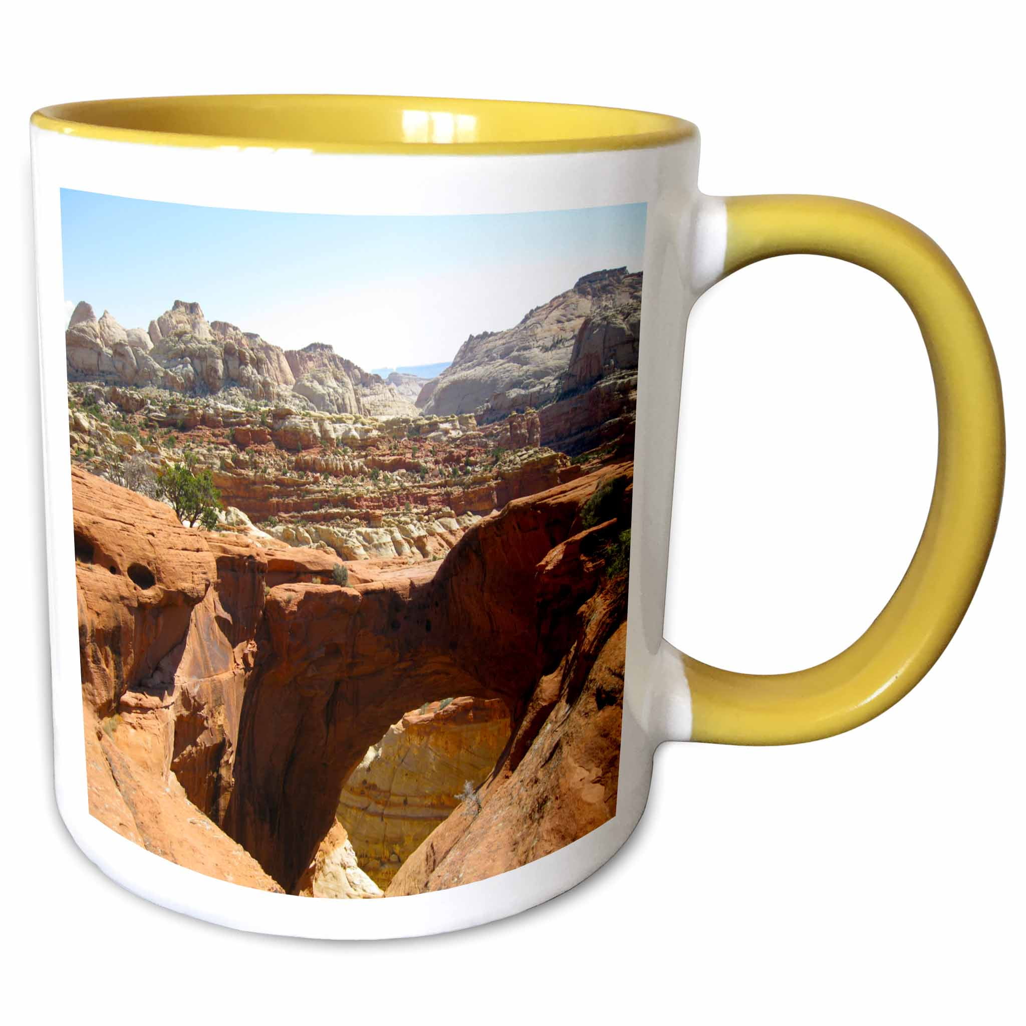 3drose, Cassidy Arch Looking from the Top - Capitol Reef National Park ...