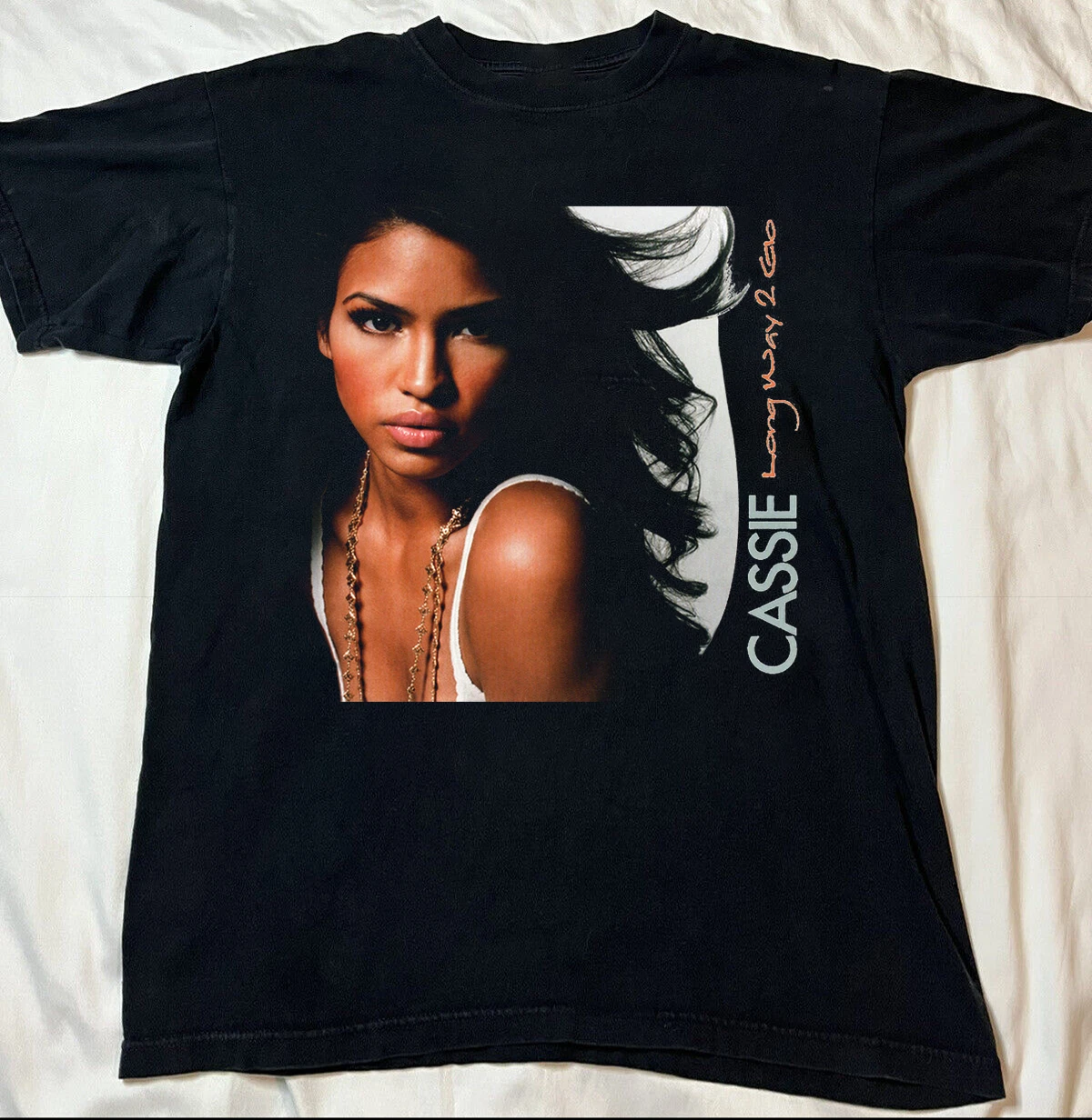 Cassie Long Way 2 Go Album Adult Tee Shirt Unisex Cotton ED123 ...