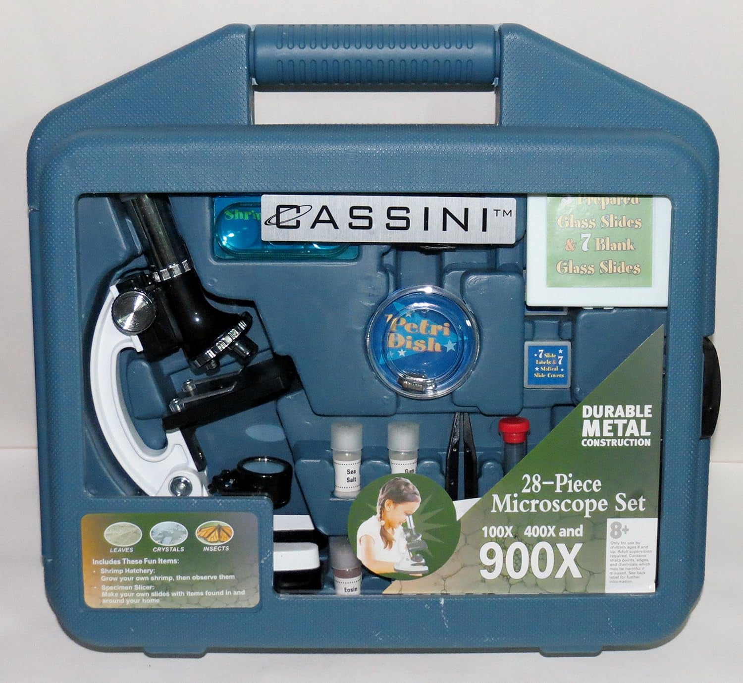 Cassini 900x Microscope Kit with Case - Walmart.com