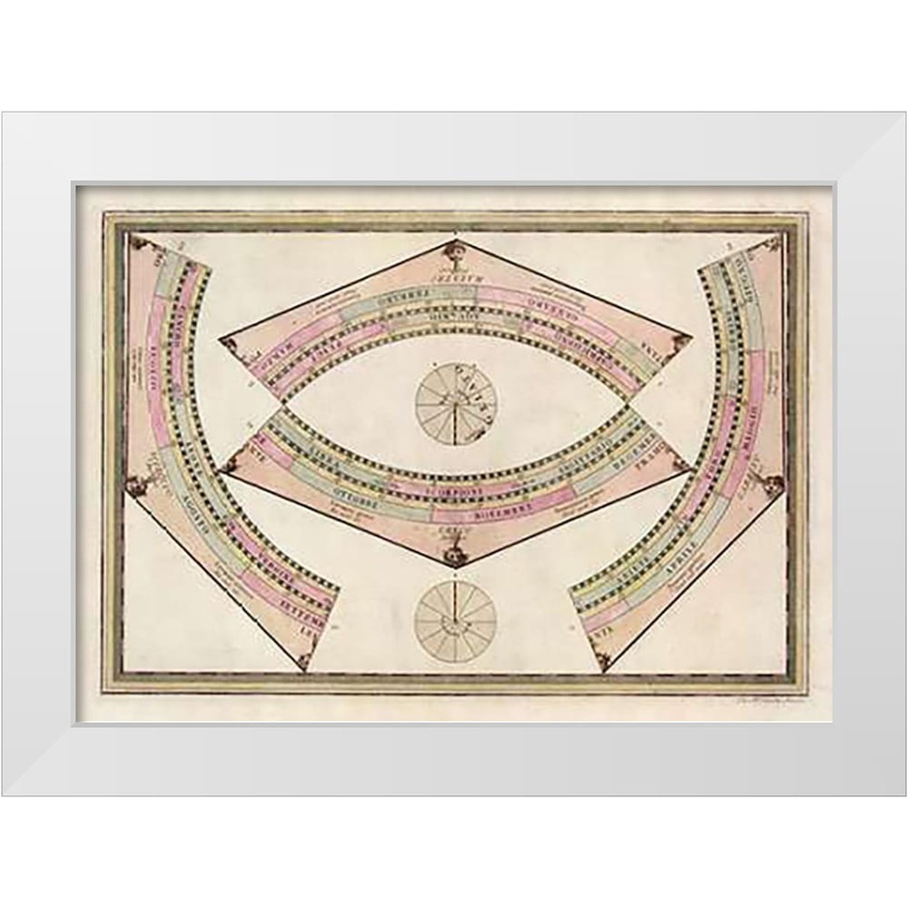 Cassini, Giovanni Maria 14x11 White Modern Wood Framed Museum Art Print ...