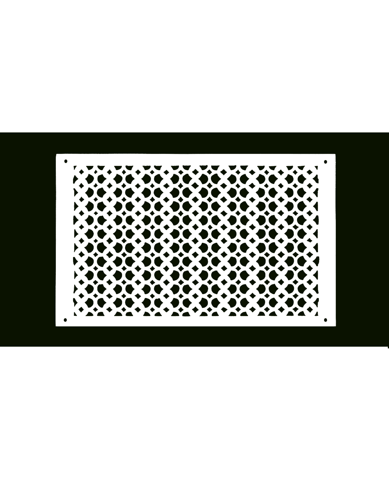 Cast Aluminum Air Return Grill | Size 12" x 24" | Powder Coated Return ...