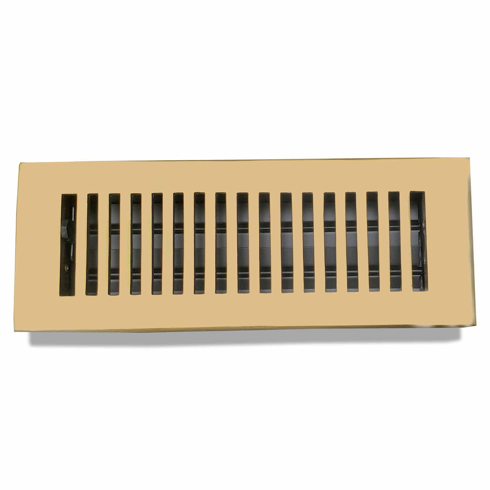 Cast Aluminum Floor Register with Holes and Matching Screws | Modern ...