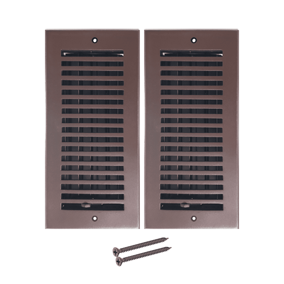 Cast Aluminum Floor Register with Holes and Matching Screws | Modern ...