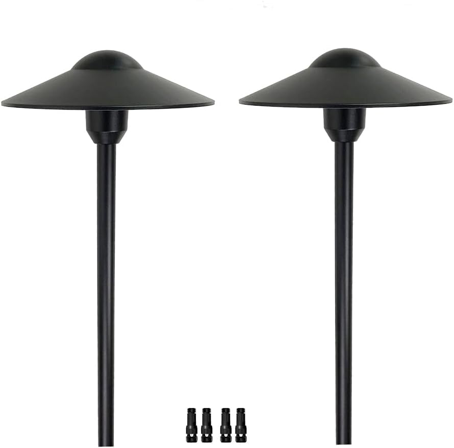 Cast Aluminum Low Voltage Landscape Path Area Spread Lighting Pathway ...