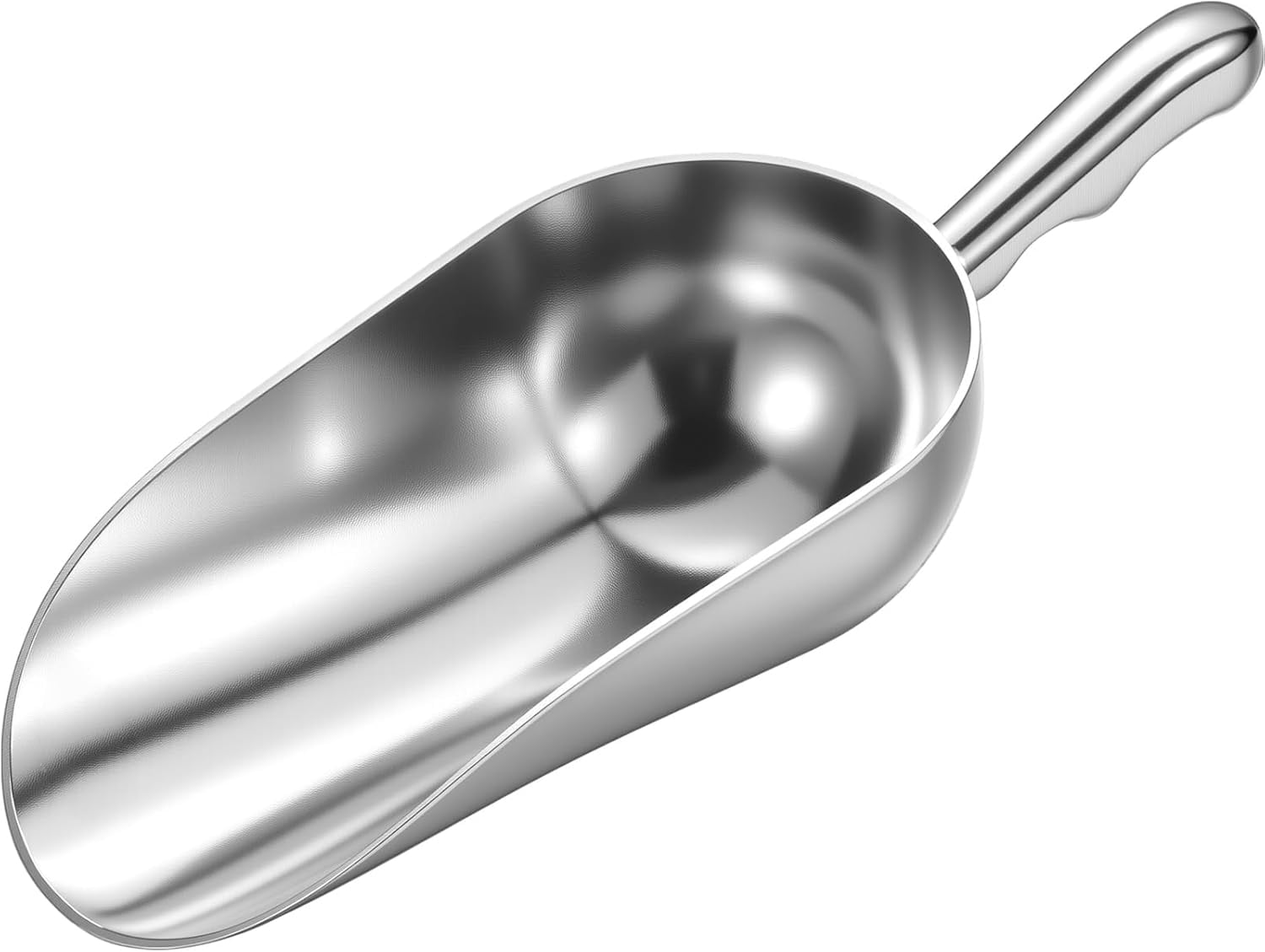 Cast Aluminum Utility Scoop Round Bottom Bar Ice Flour Scoop with ...