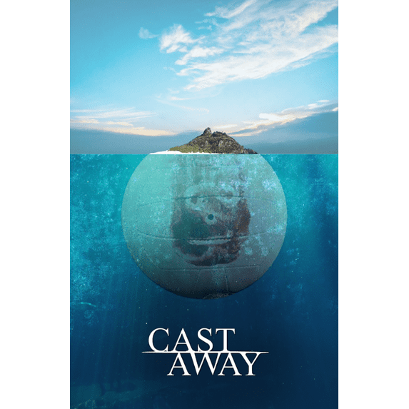 Cast Away 2000 Poster 24x36 - Tom Hanks Survival Drama Stranded Island ...