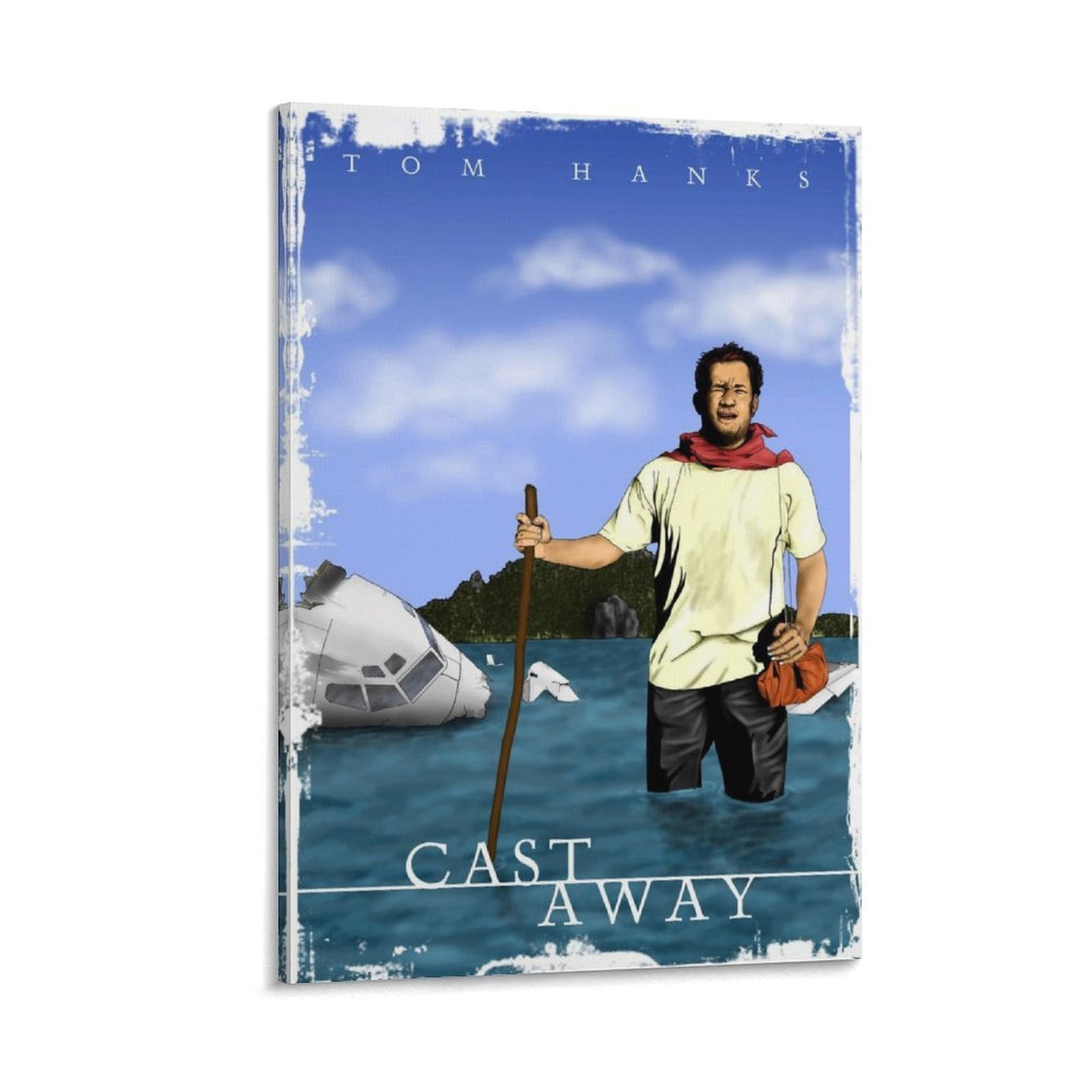 Cast Away Movie Poster (15) Posters Wall Art Painting Canvas Gift ...