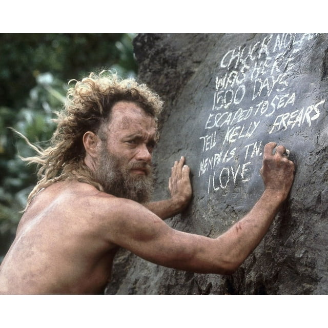 Cast Away Tom Hanks 24x36 Classic Hollywood Poster - Walmart.com