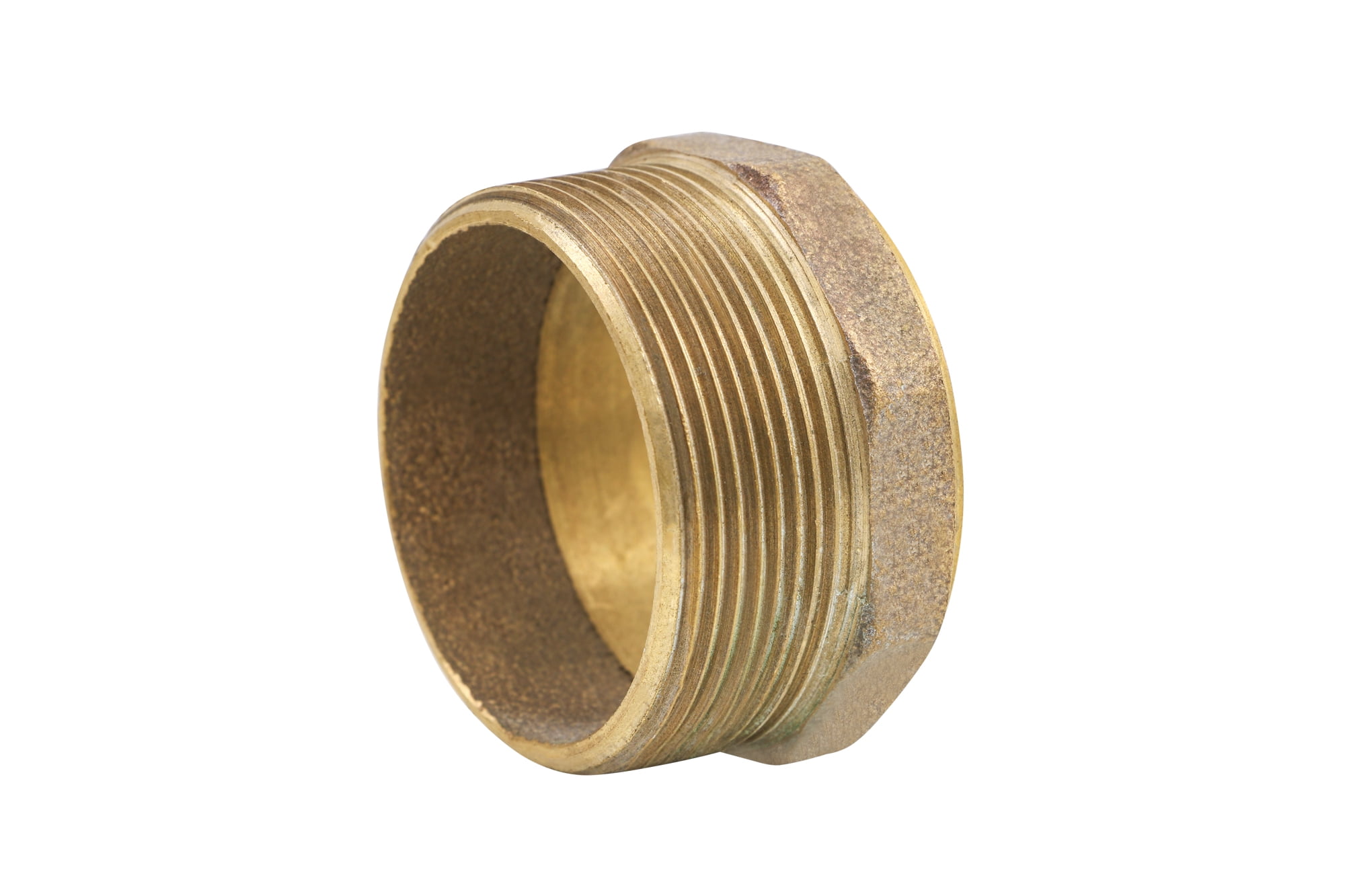 Cast Brass DWV Hex Trap Bushing 2" C x M for Drain, Waste and Vent ...