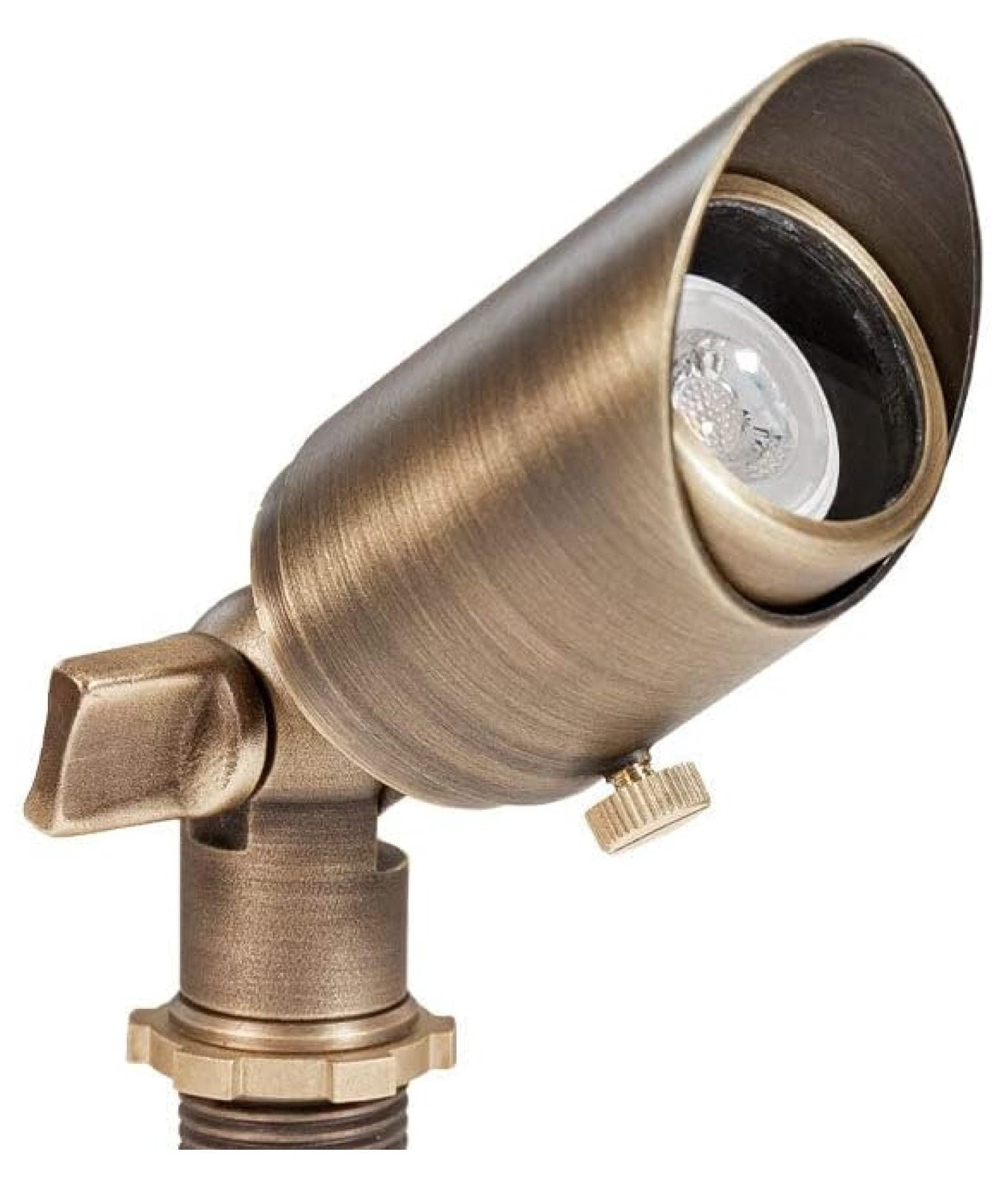 Cast Brass Spotlight 12V Outdoor, Bronze Mini Landscape Lighting with ...