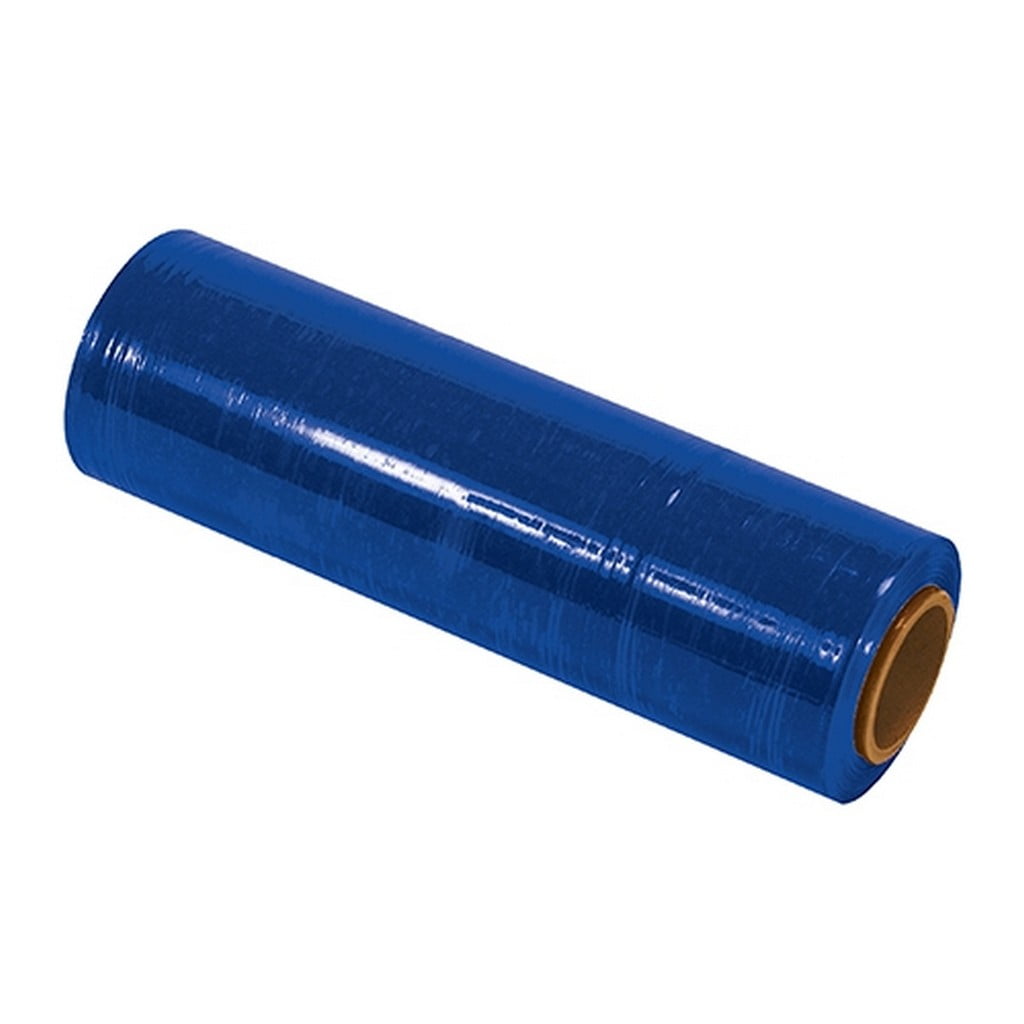 Cast Hand Stretch Film Blue 18" X 80 Gauge X 1500' Roll (4 Roll/Case ...