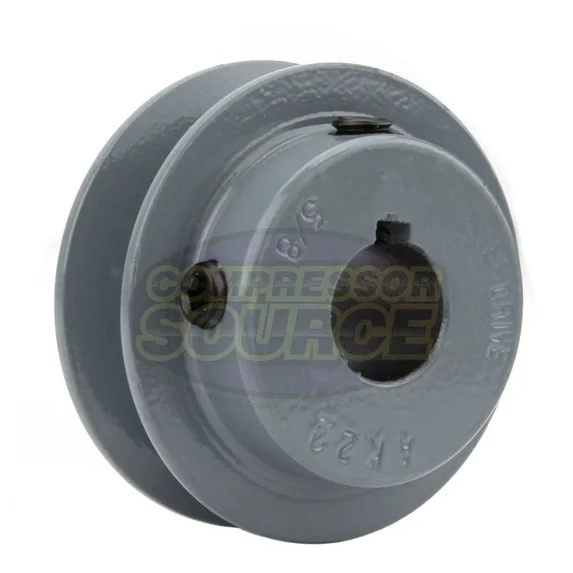 Cast Iron 2.25 Single Groove Pulley V Style Section A Belt 4L For A 5/8 ...