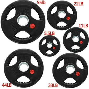 Hulkfit 2-inch Dumbbell Plate with Steel Hub, Single, 35 Pounds ...