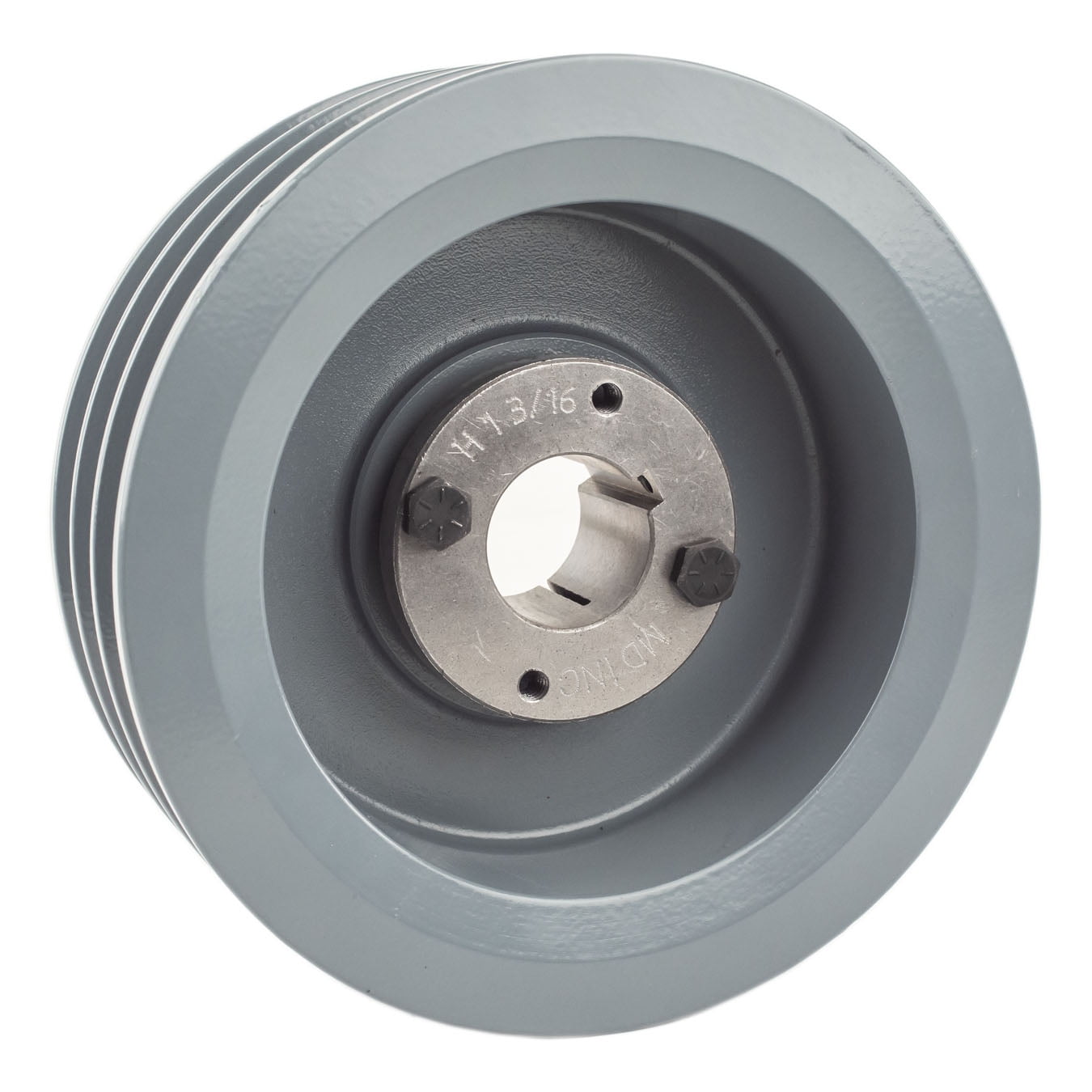Masterdrive Cast Iron 6.5" Triple Groove Pulley for 3 Belt B Section 5L ...