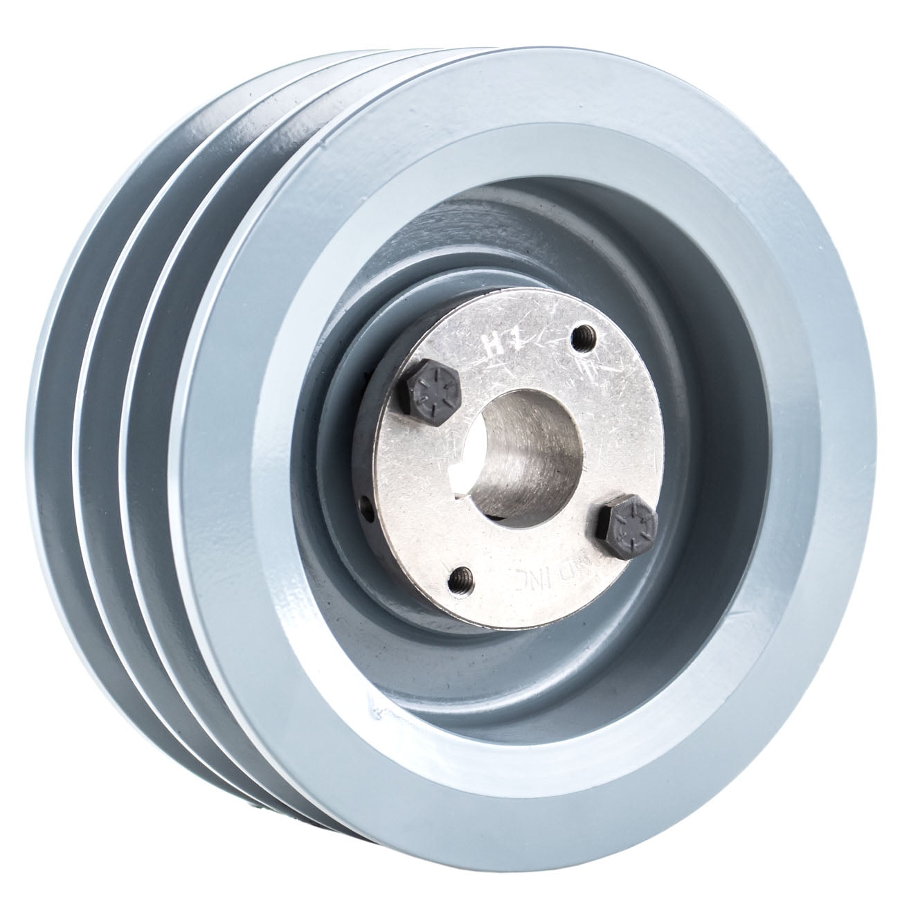 Mastedrive Cast Iron 6" Inch 3 Groove Pulley for Triple Belt B Section ...