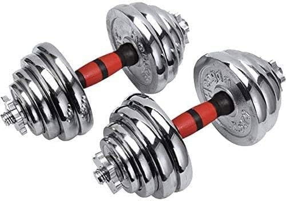 Cast Iron Adjustable Dumbbell Barbell Set (110LB/66LB/44LB), Weight ...