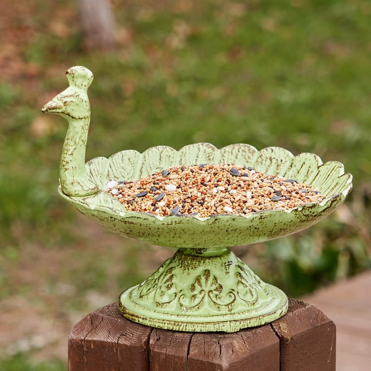 Cast Iron Bird Baths for Outdoors,Cast Iron Bird Feeder, Metal Bird ...
