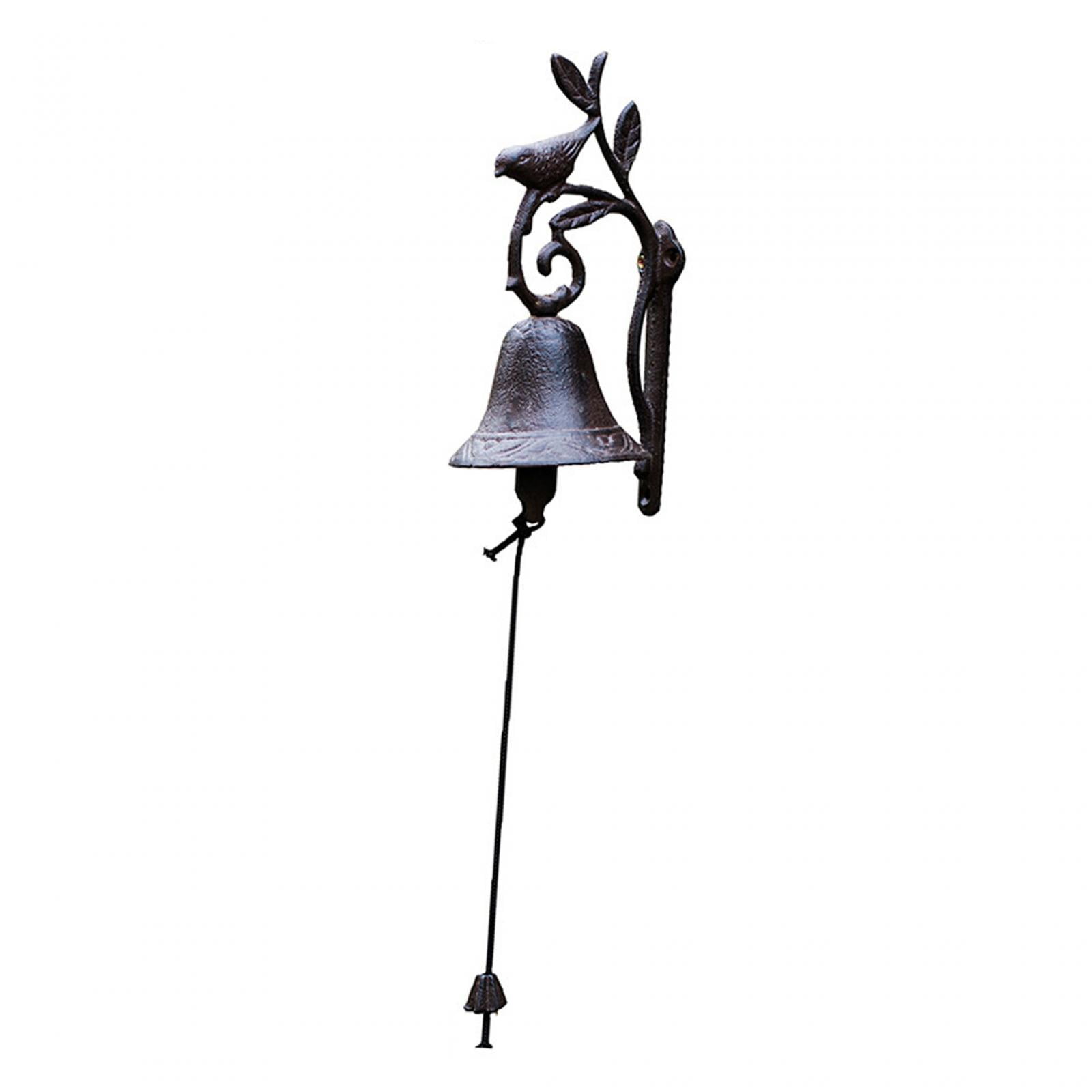 Cast Iron Bird Doorbell Cast Iron Dinner Bell Retro Style Manually ...