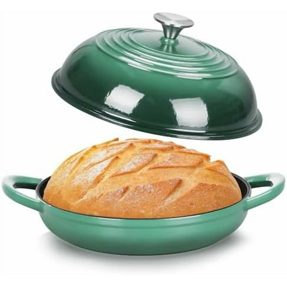 Cast Iron Bread Dutch Oven, 6 Qt Enameled Dutch Oven Pot for Sourdough ...