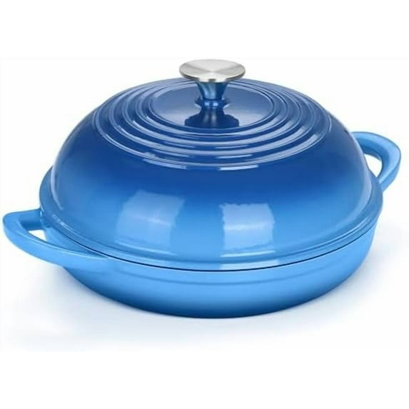 Cast Iron Bread Dutch Oven, 6 Qt Enameled Dutch Oven Pot for Sourdough ...