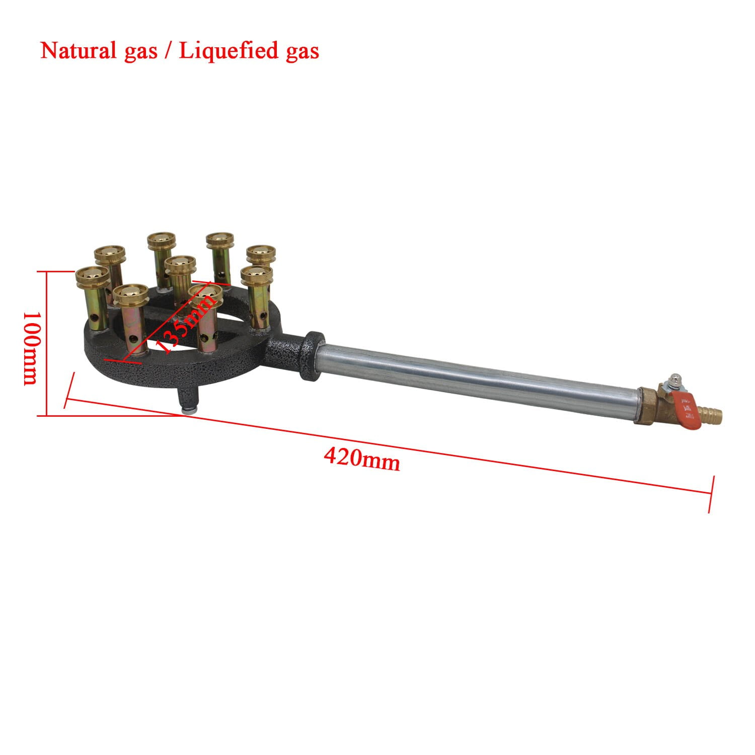 Cast Iron Burner for stove natural gas liquefied oven stove kitchen ...