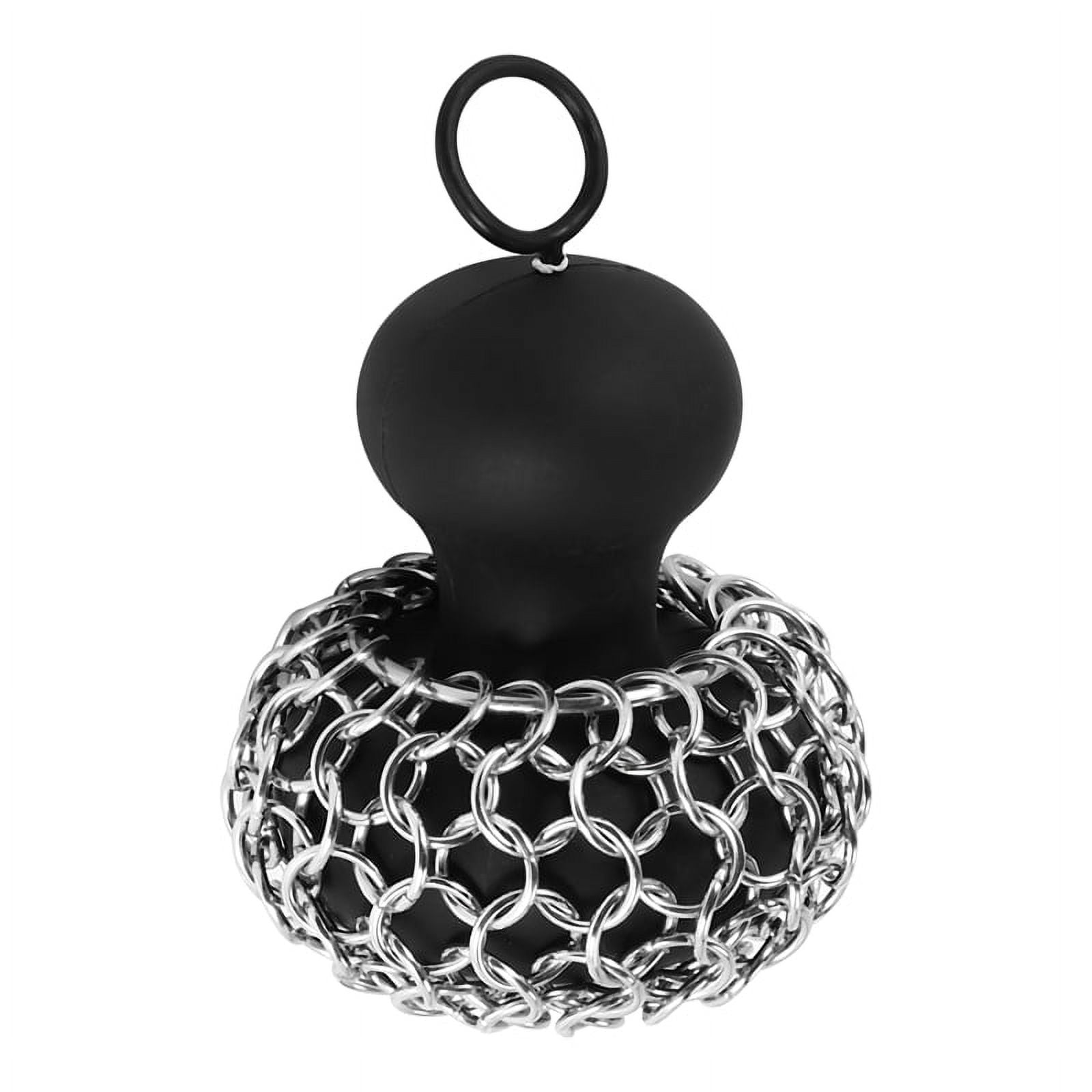 Cast Iron Chainmail Scrubber, Cast Iron Skillet Cleaner for Fry Pan ...