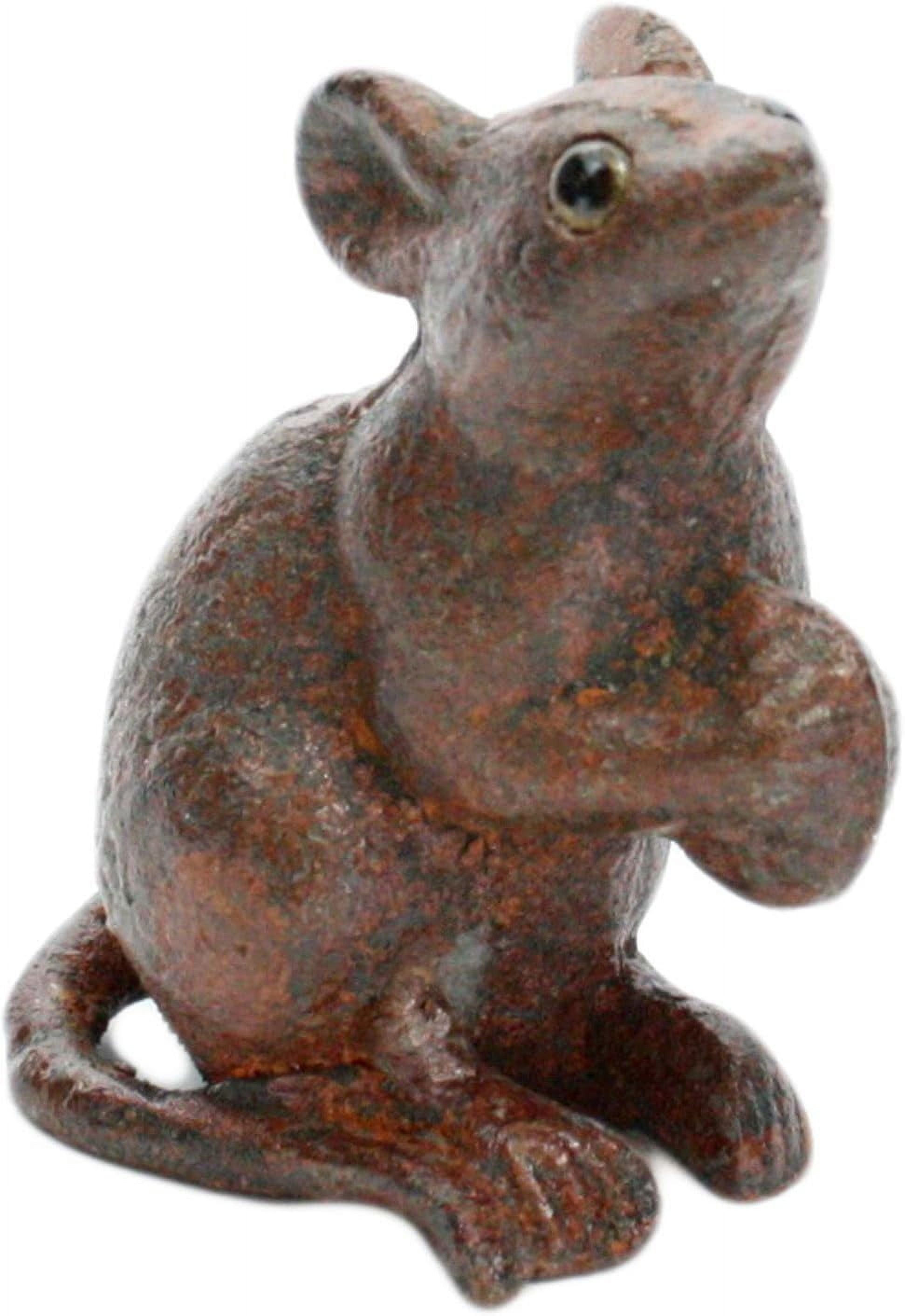 Cast Iron Cheddar The Mouse, Rust - Walmart.com