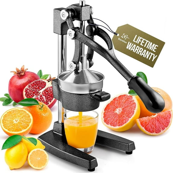 Cast Iron Citrus Juicer | Extra-Large Commercial Grade Manual Hand ...