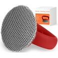 Cast Iron Cleaner Scrubber with Heavy Duty Handle, m Welded Chain Mail ...