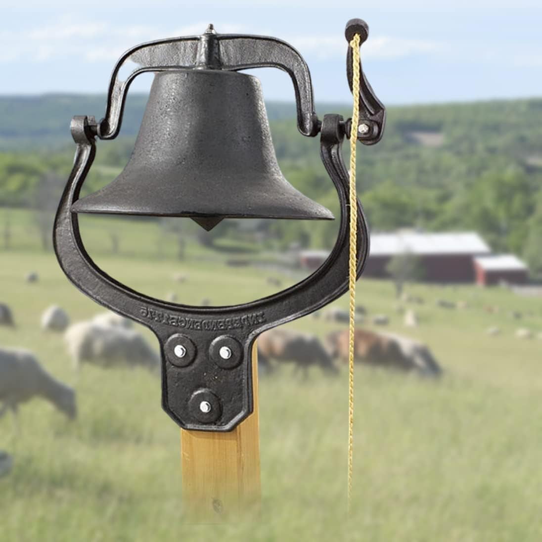 Cast Iron Dinner Bell Large Outdoor Church School Bell Dinner Bells for ...