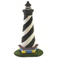 Cast Iron Doorstop Door Wedge Black & White Lighthouse 10.25" Tall by ...