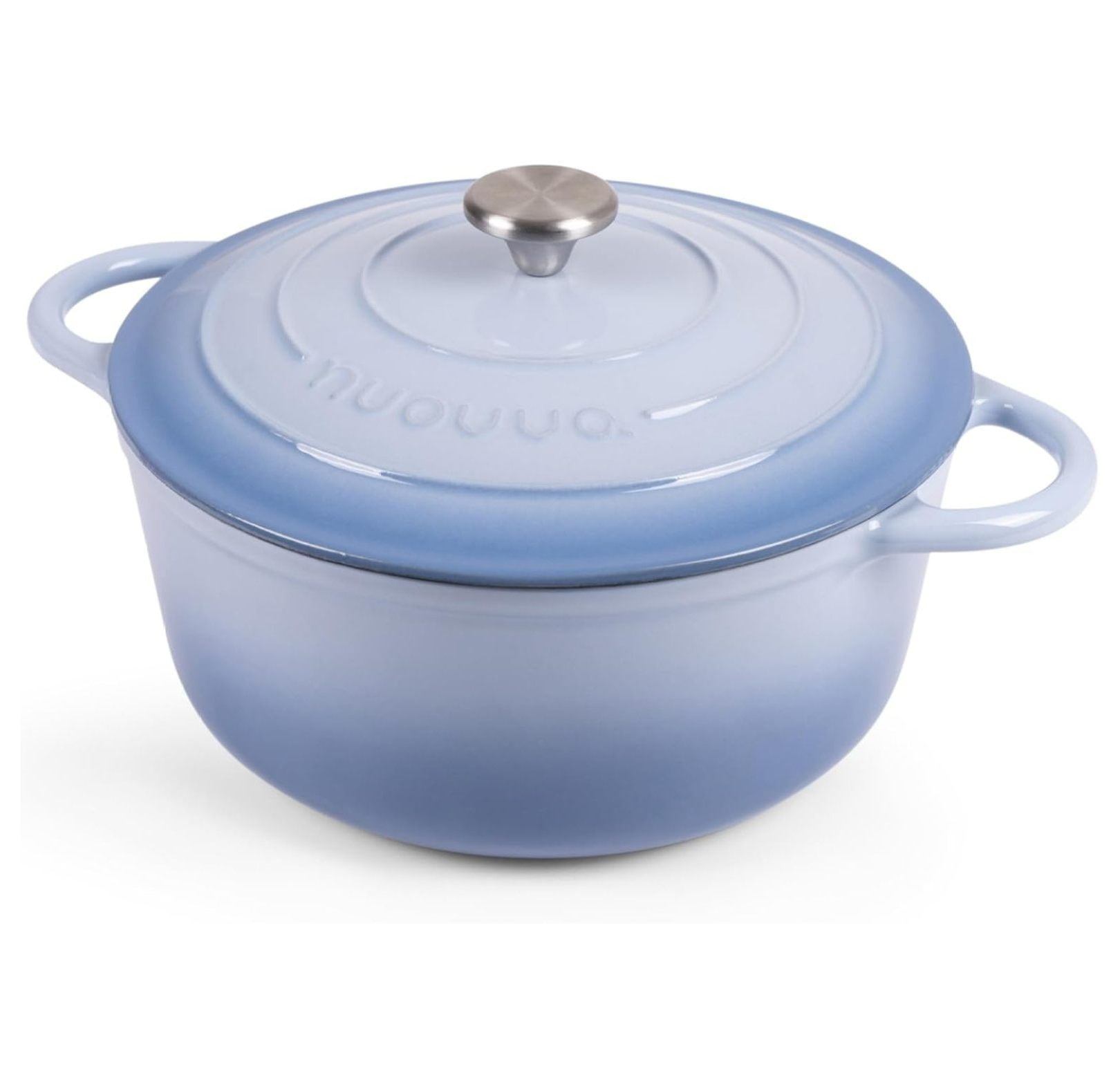 Cast Iron Dutch Oven with Lid – Non-Stick Ovenproof Enamelled Casserole ...