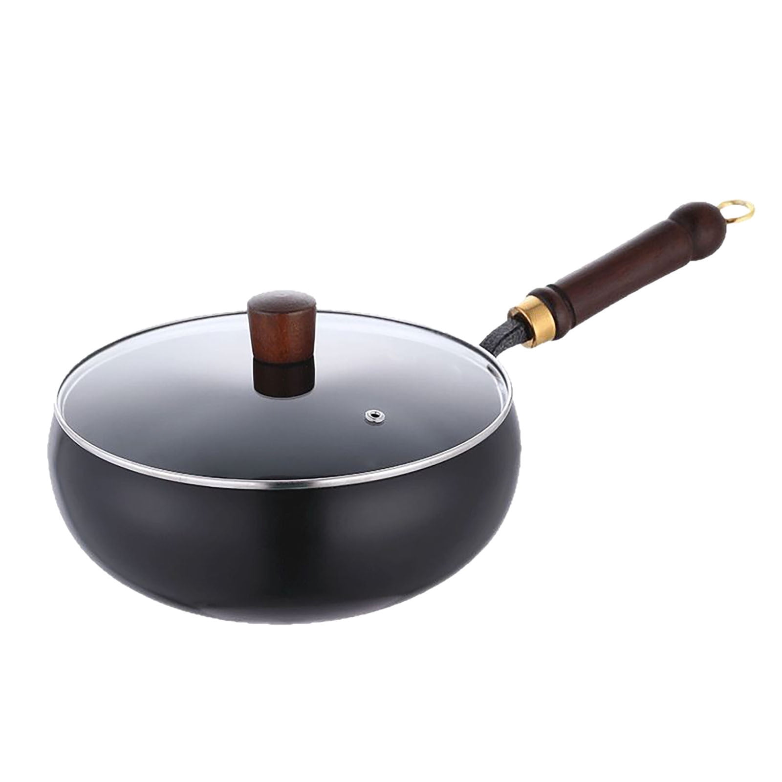 Cast Iron Dutch Oven - Uncoated 10.4" Hand-Forged Pot with Heat ...