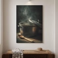 Cast Iron Dutch Oven Wall Art Print, Rustic Kitchen Cooking Decor ...