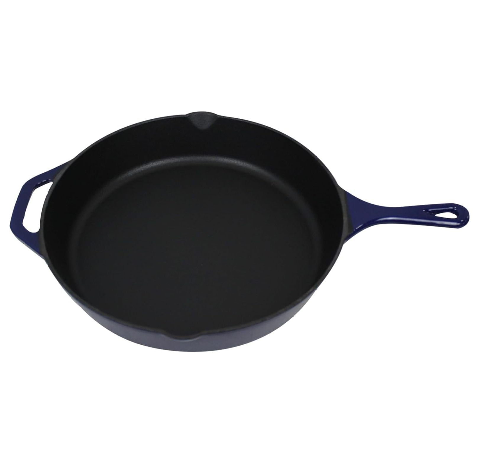 Cast Iron Enameled Cookware (Skillet 12", Blue) - Walmart.com