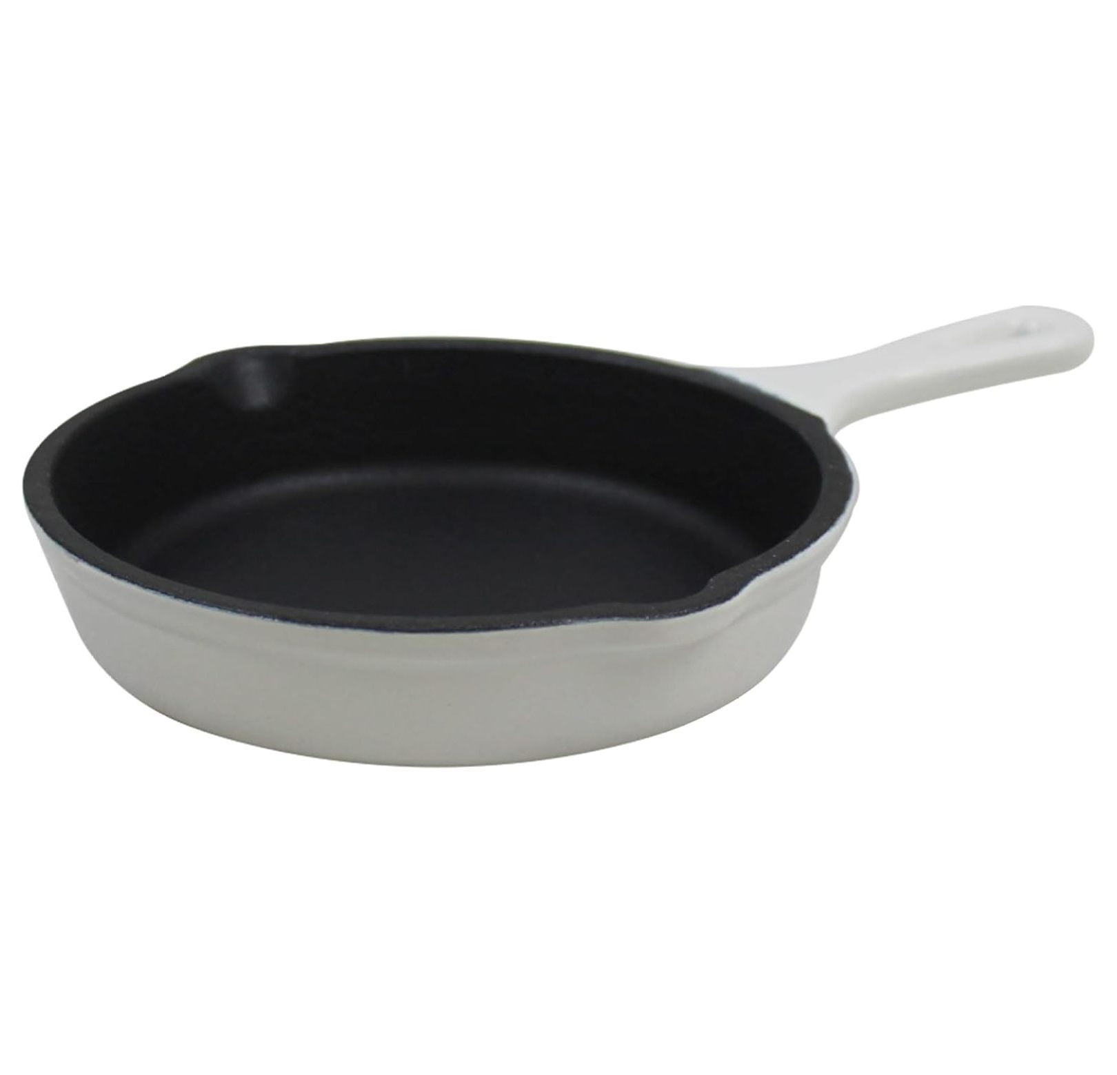Cast Iron Enameled Cookware (Skillet 8", Artic White) - Walmart.com
