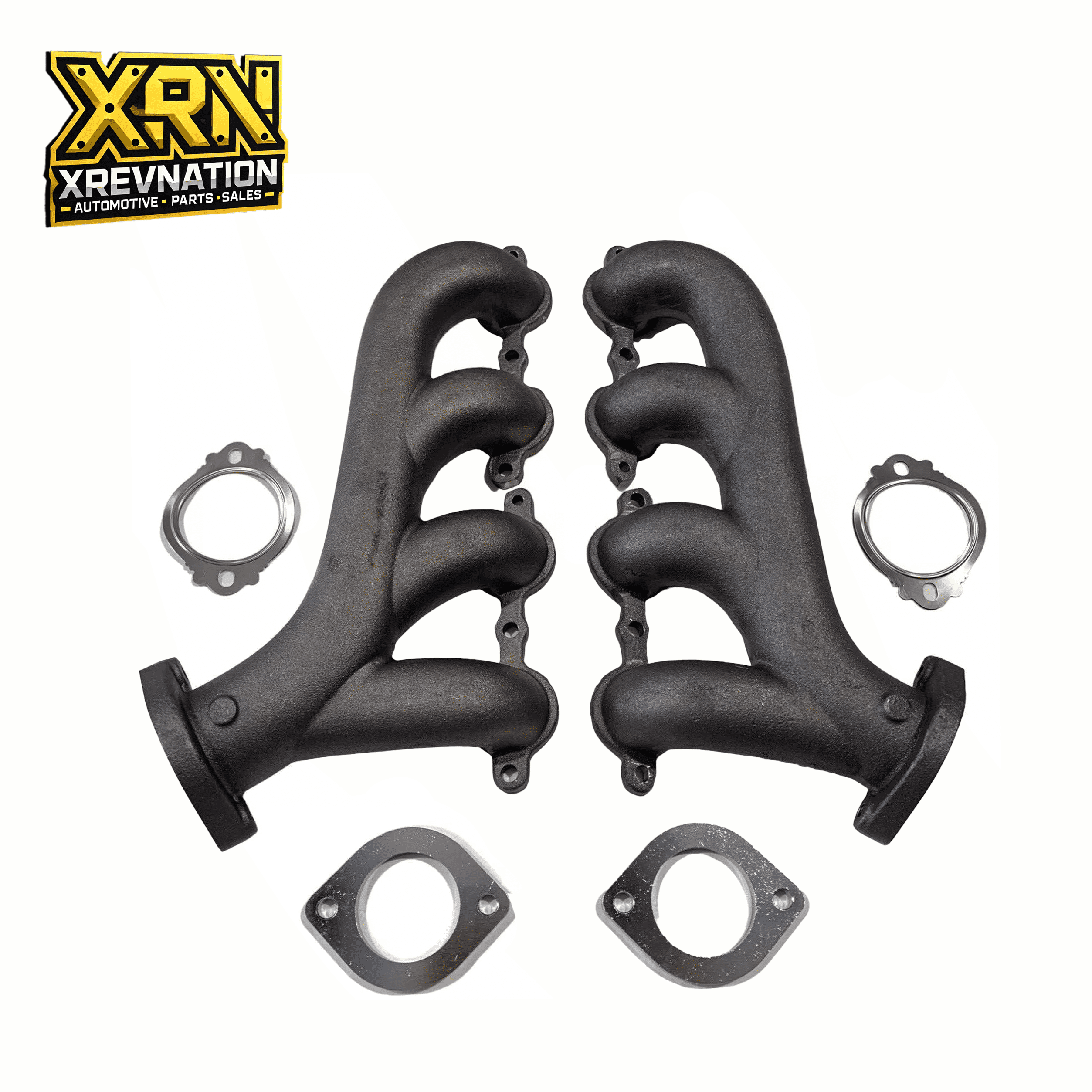 Cast Iron Exhaust Manifold Headers for LS Swap – Fits LS1 LS2 LS3 4.8L ...