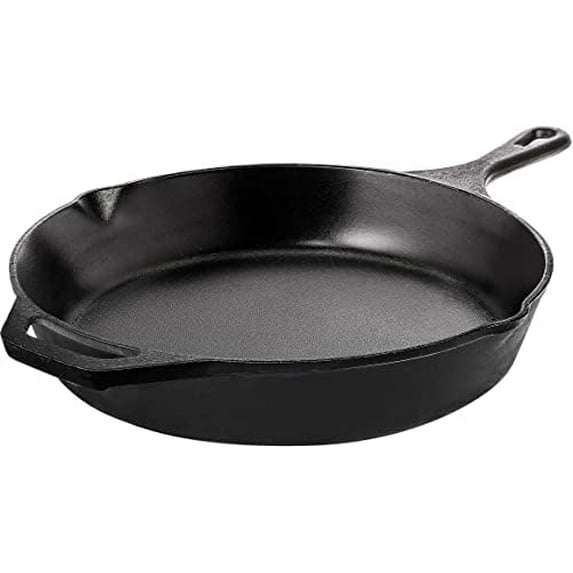 Cast Iron Frying Pan 10.25 Inch, Cast Iron Chefs Pan, Pre Seasoned ...