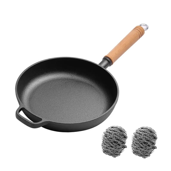 Cast Iron Frying Pan 11 Inch - Nonstick Skillet, Pre-Seasoned Pancake ...