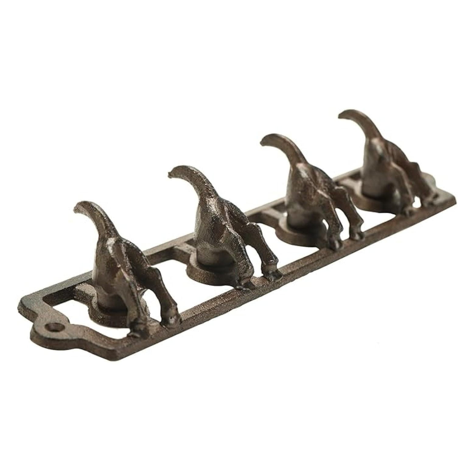 Cast Iron Funky Coat Hook Hanger - Interesting Dog Tail Wall Mounted ...