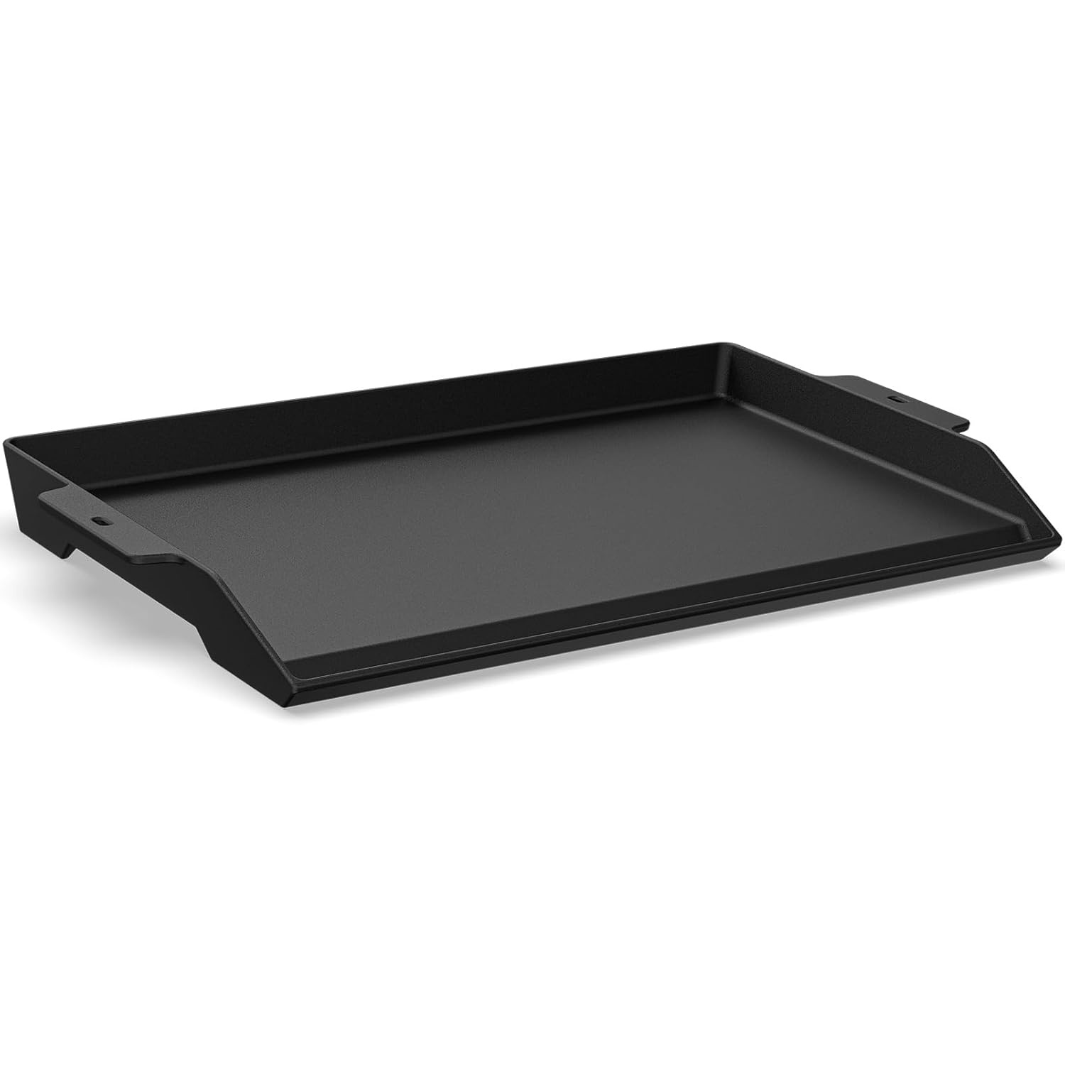 Cast Iron Griddle for Gas Grill, 23" x 16" Large Matte Porcelain Enamel ...