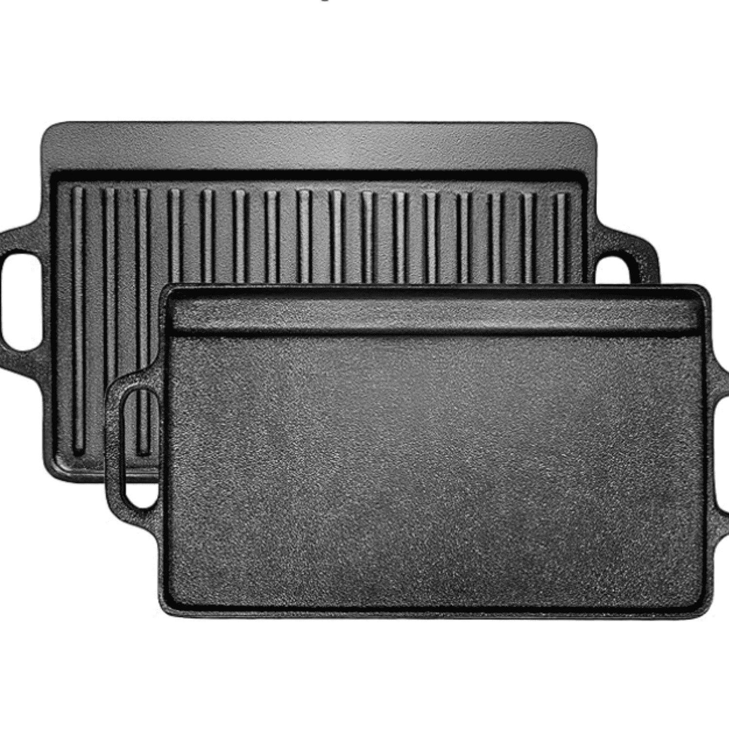 Cast Iron Griddle Plate 13 x 8 inch | Reversible Cast Iron Grill ...